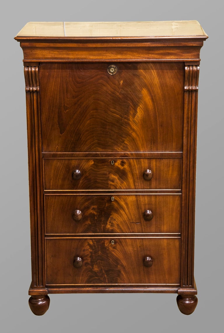 Fine And Small English Regency Escritoire In The Manner Of Gillows For ...