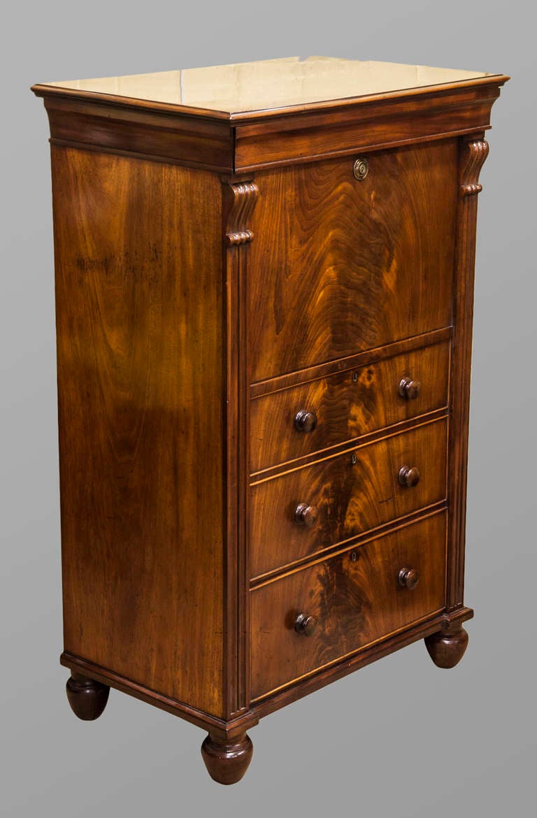Fine And Small English Regency Escritoire In The Manner Of Gillows For ...