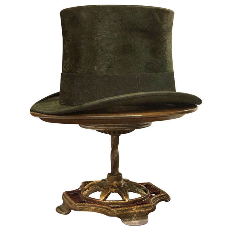 Cased Silk Top Hat- King Edward VII at 1stDibs