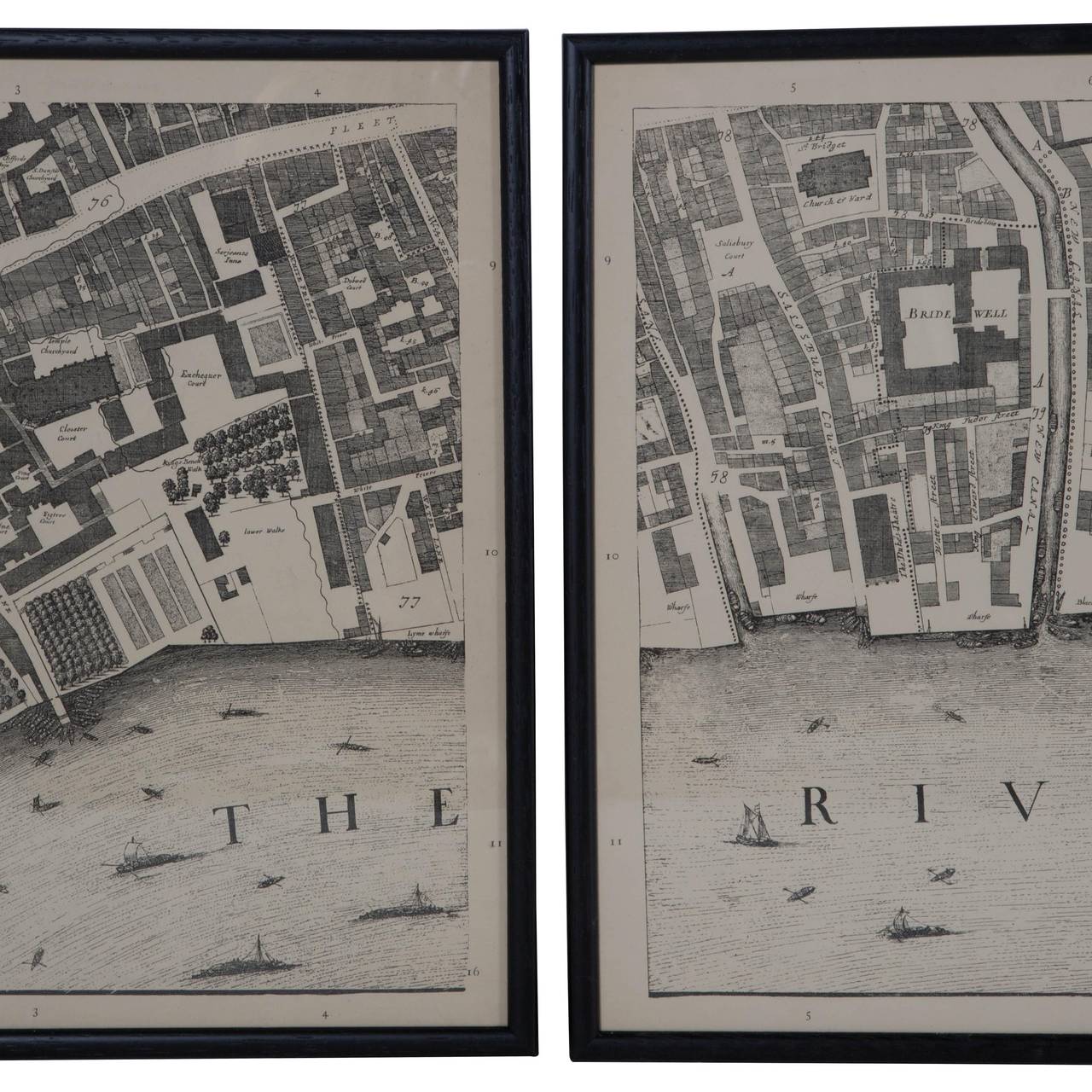Wonderful Rare 19th Century City of London Map at 1stDibs