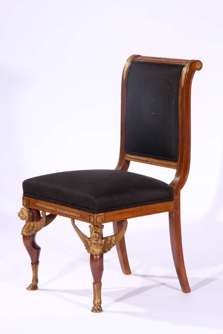 Pair of Second Empire Side Chairs at 1stDibs | second empire chair