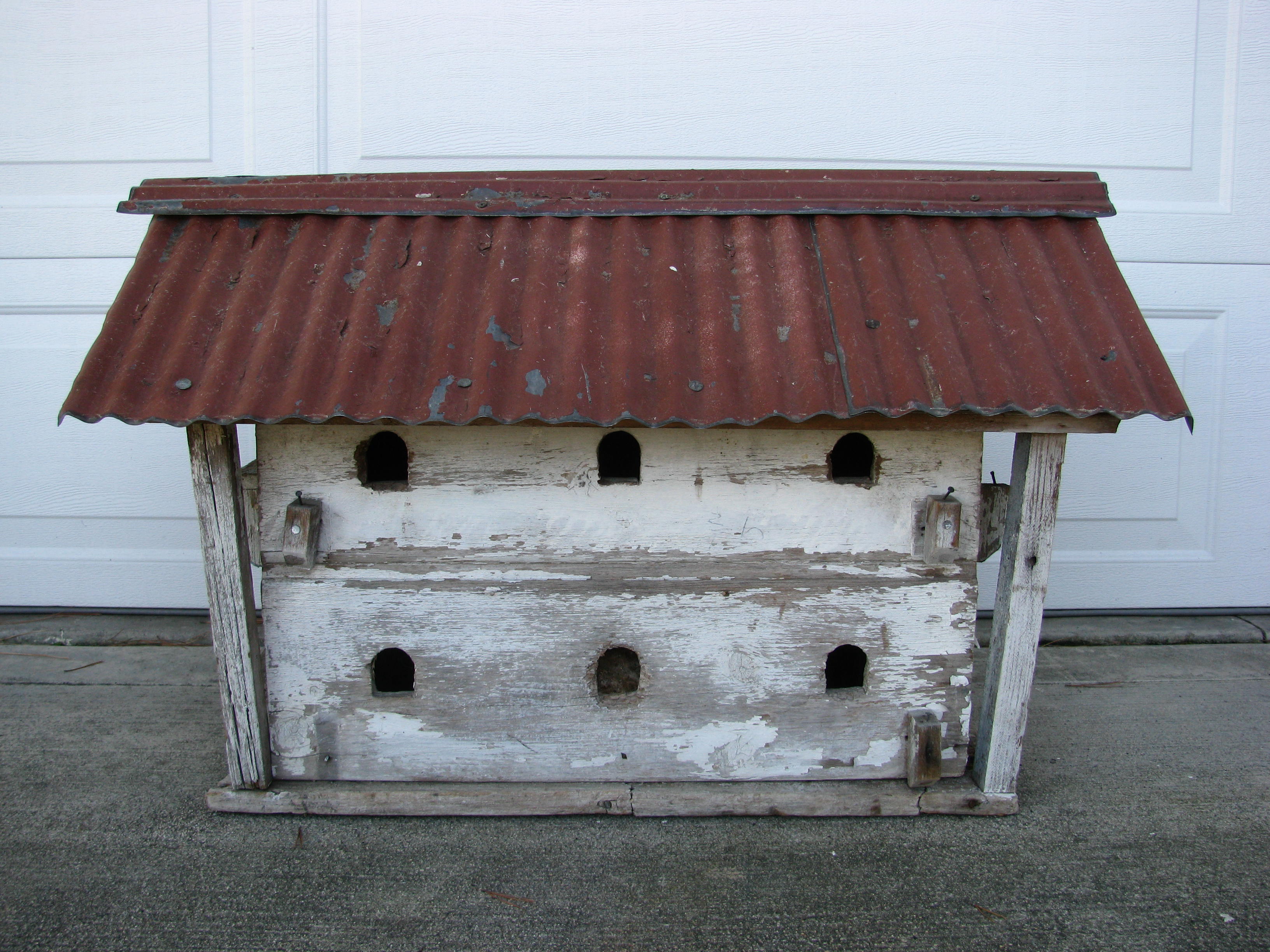 Large Old Dovecote Folk Art Birdhouse For Sale at 1stDibs