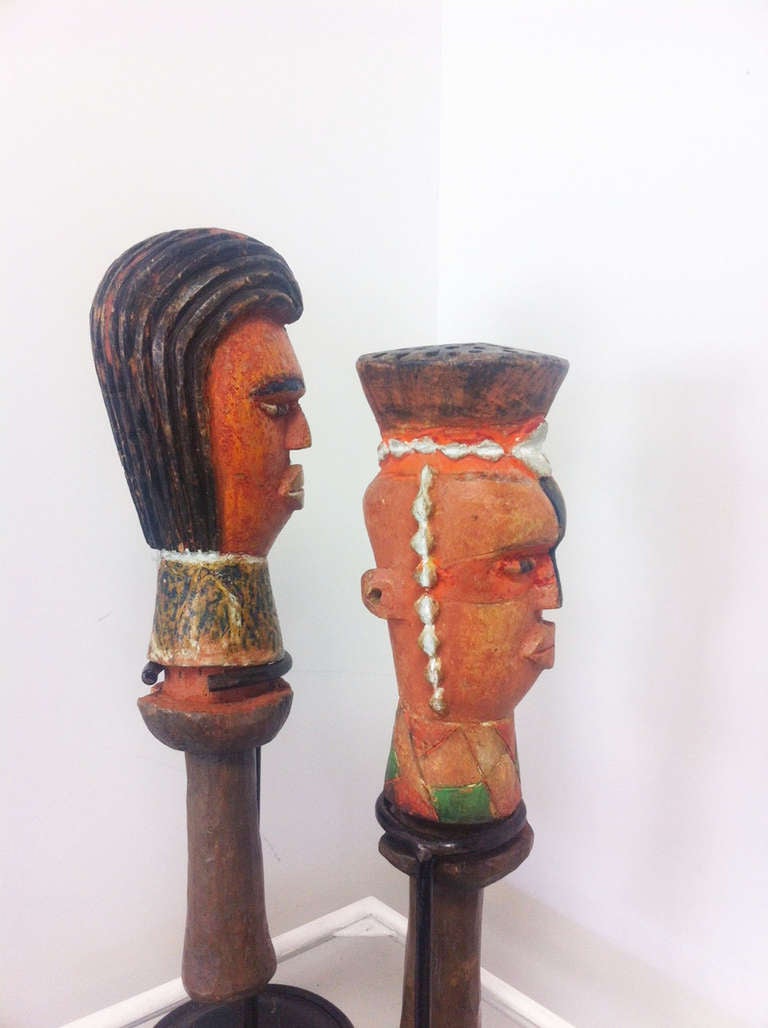 Rare kebe kebe head from Congo For Sale at 1stDibs