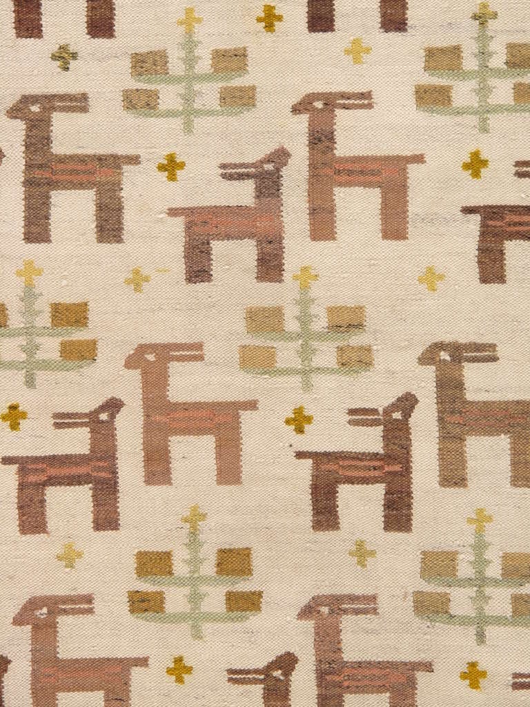 Vintage Scandinavian Rug at 1stDibs