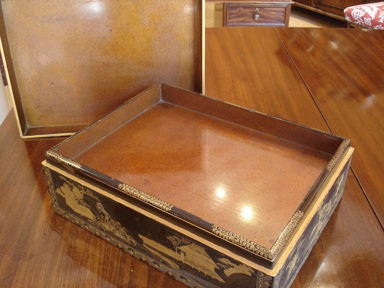 Meiji period document box of large size For Sale at 1stDibs