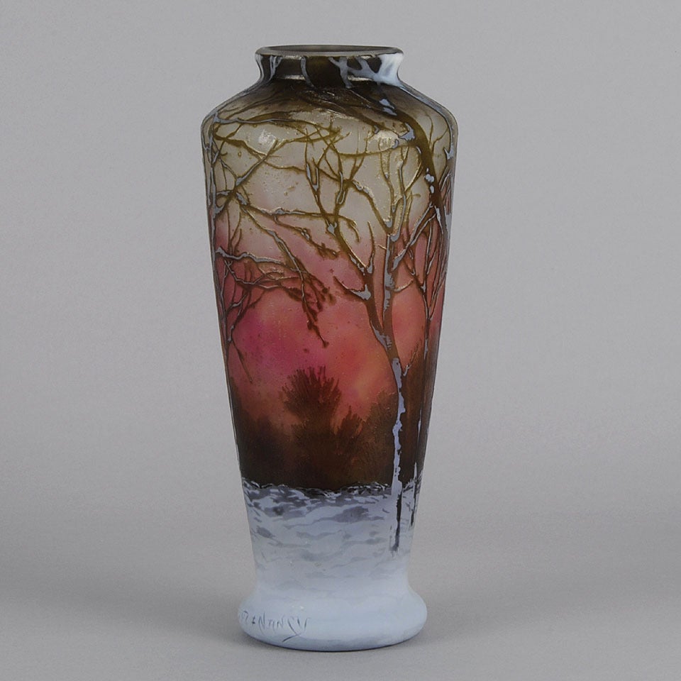 Fire and Ice, Cameo Glass Vase at 1stDibs