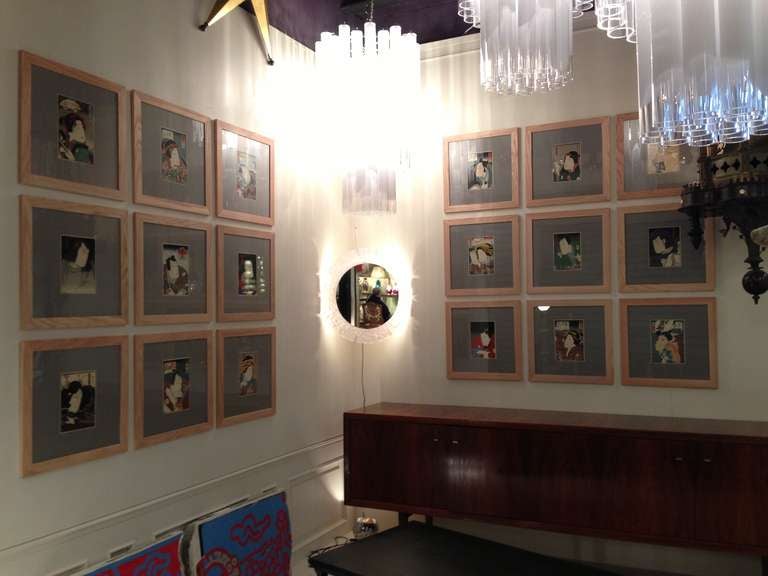 Chushingura Characters by Hirosada at 1stDibs