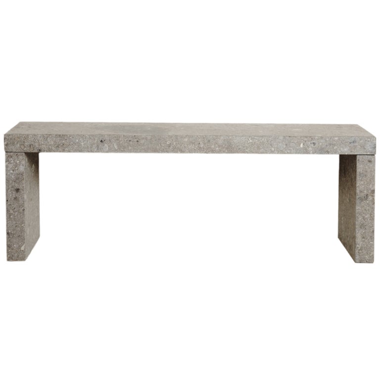 Custom Italian Ceppo Stone Console Table, 2012. For Sale at 1stDibs