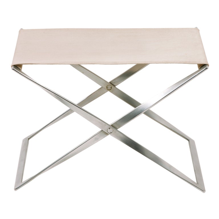 PK 91 'Propeller' Folding Stool by Poul Kjaerholm. Maker Kold ...