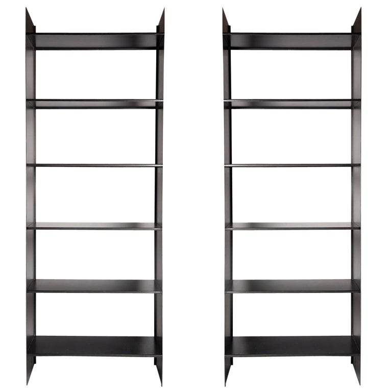 Pair of Custom Steel Shelves, 2011. at 1stDibs