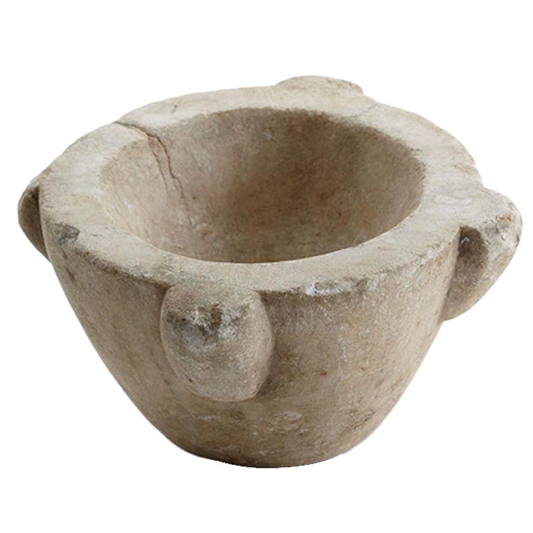18th Century French Stone Mortar. For Sale at 1stDibs