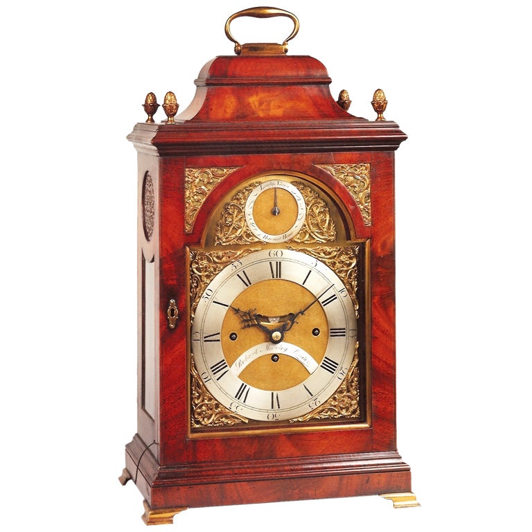 Two-Tune Musical Bracket Clock by Robert Manley, London at 1stDibs
