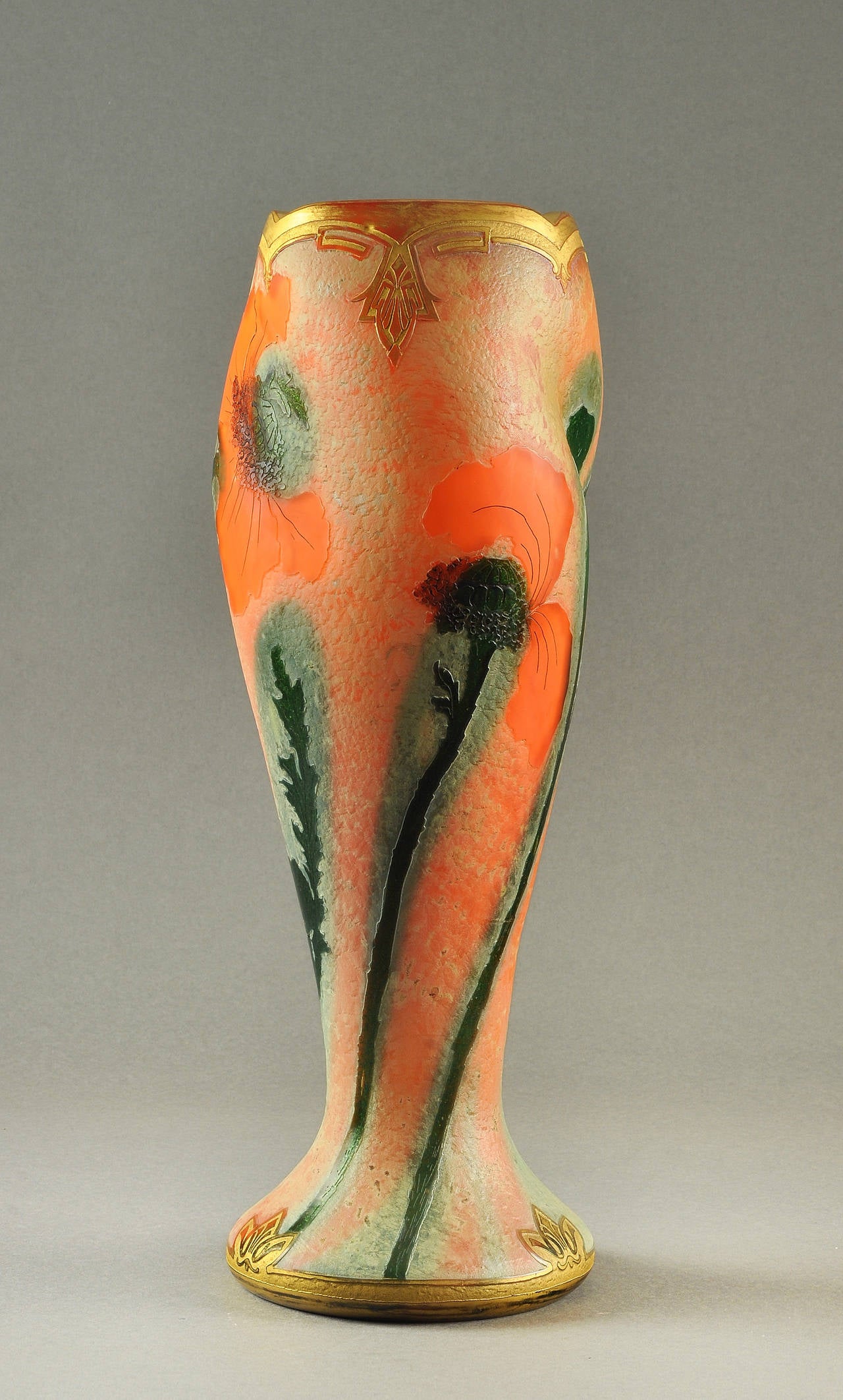 Legras Museum "Indiana" Vase, circa 1900-1910 For Sale at 1stDibs