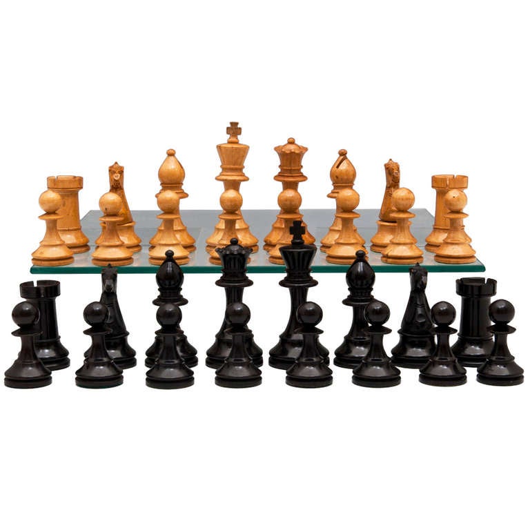Antique Chess Set at 1stdibs