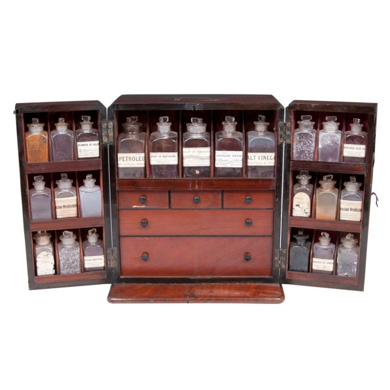Antique Apothecary Box at 1stDibs