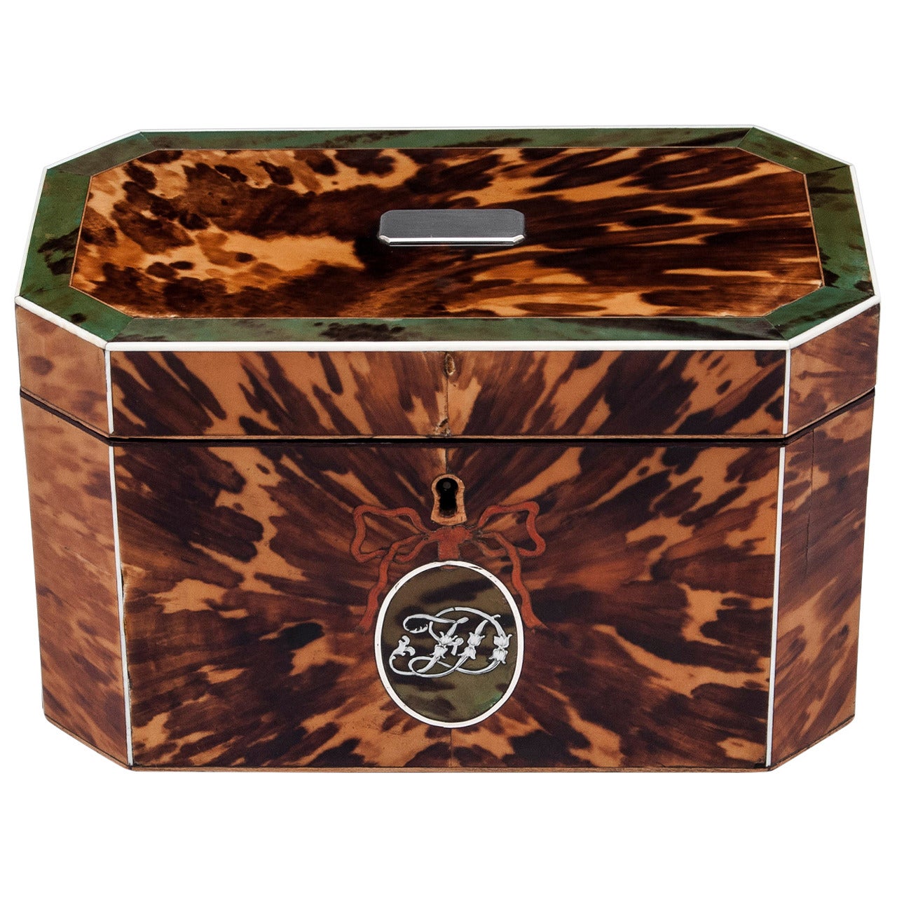 Tortoiseshell Tea Caddy at 1stDibs