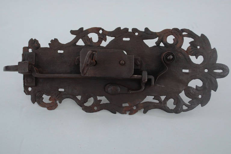 17th Century Iron Door Lock at 1stDibs