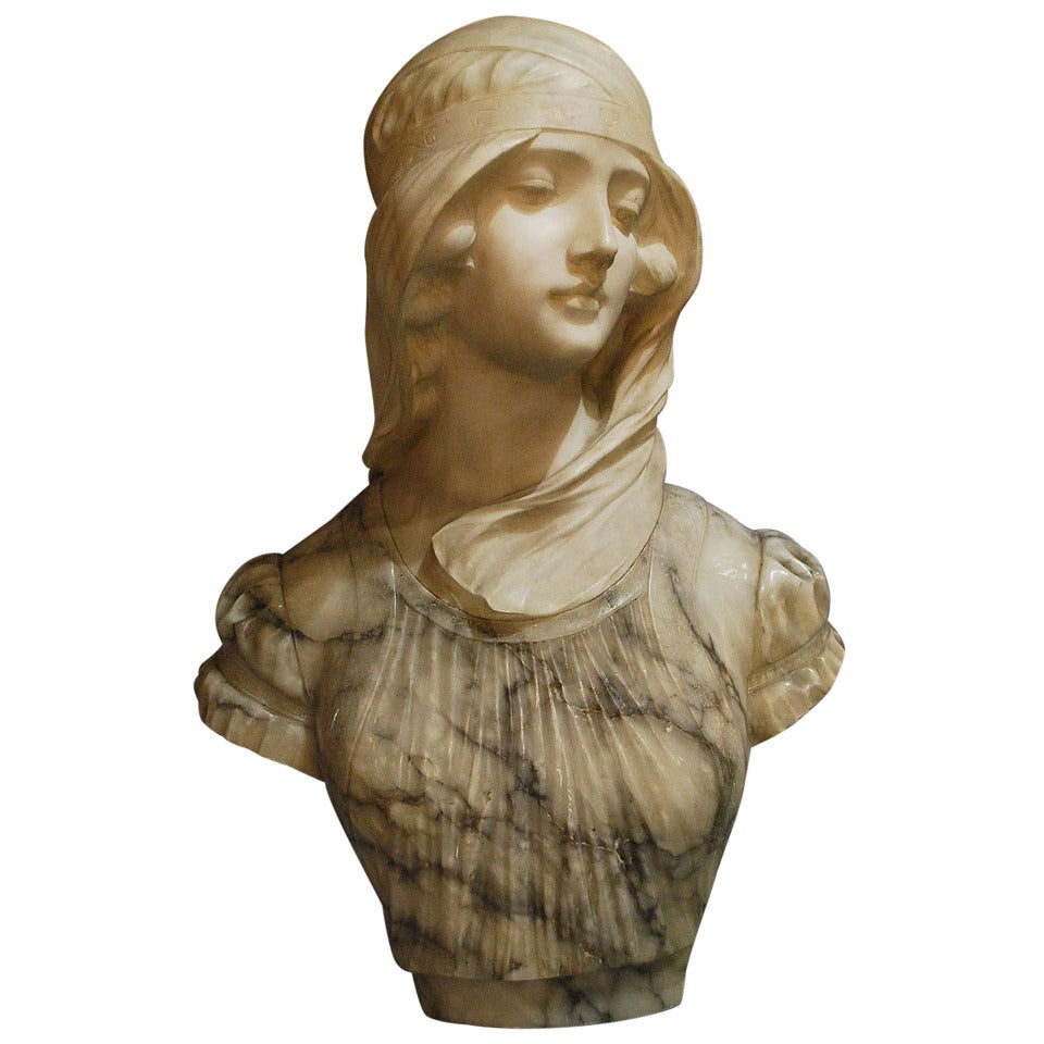19th Century Bust of a Maiden by G. Pugi at 1stDibs | pugi pillar ...