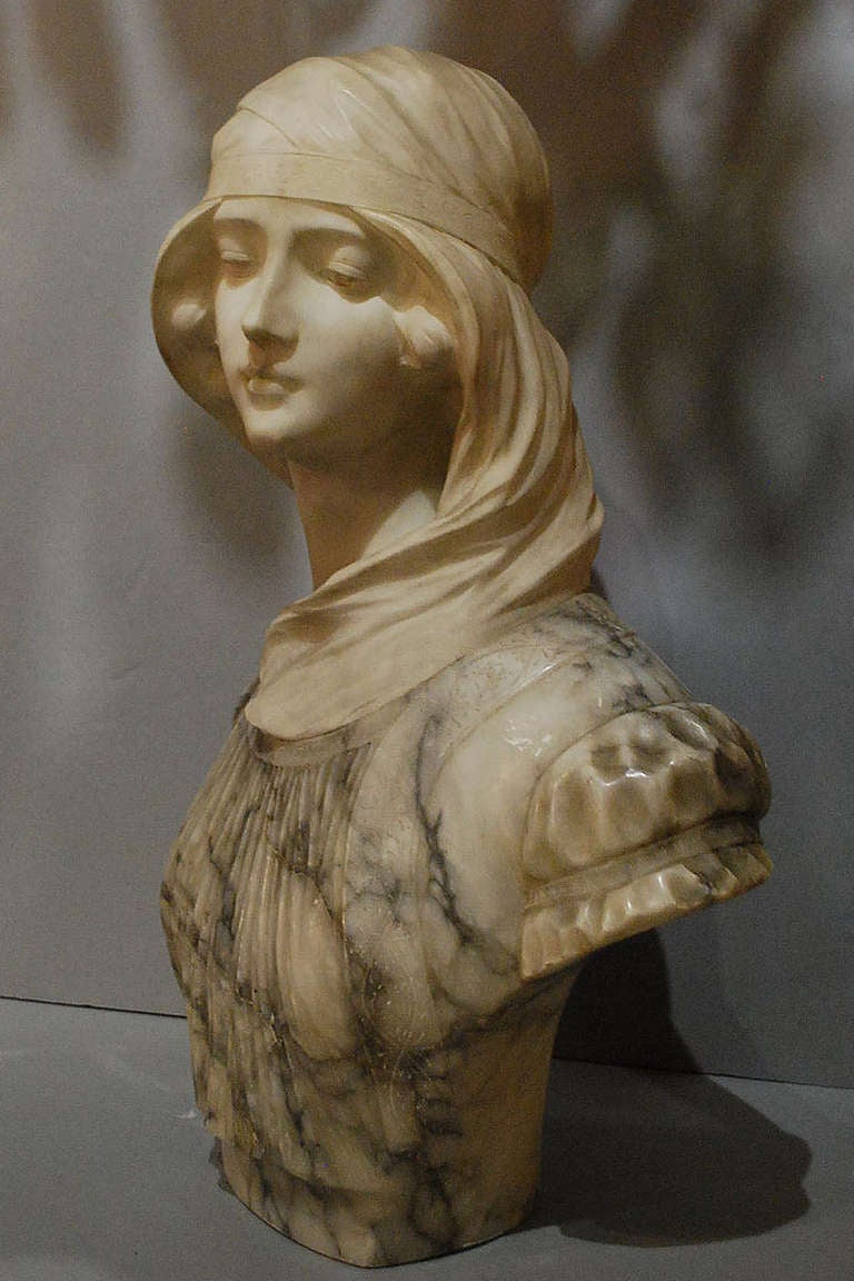 19th Century Bust of a Maiden by G. Pugi at 1stDibs | pugi pillar ...