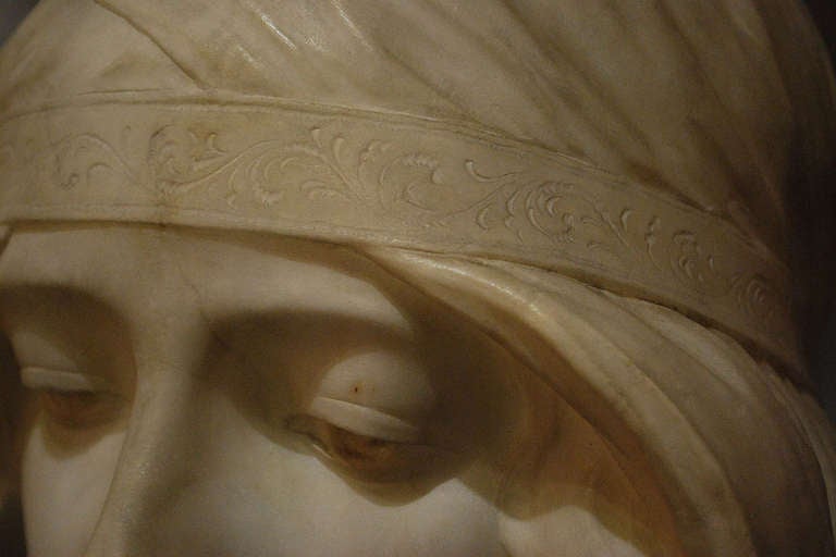 19th Century Bust of a Maiden by G. Pugi at 1stDibs | pugi pillar ...
