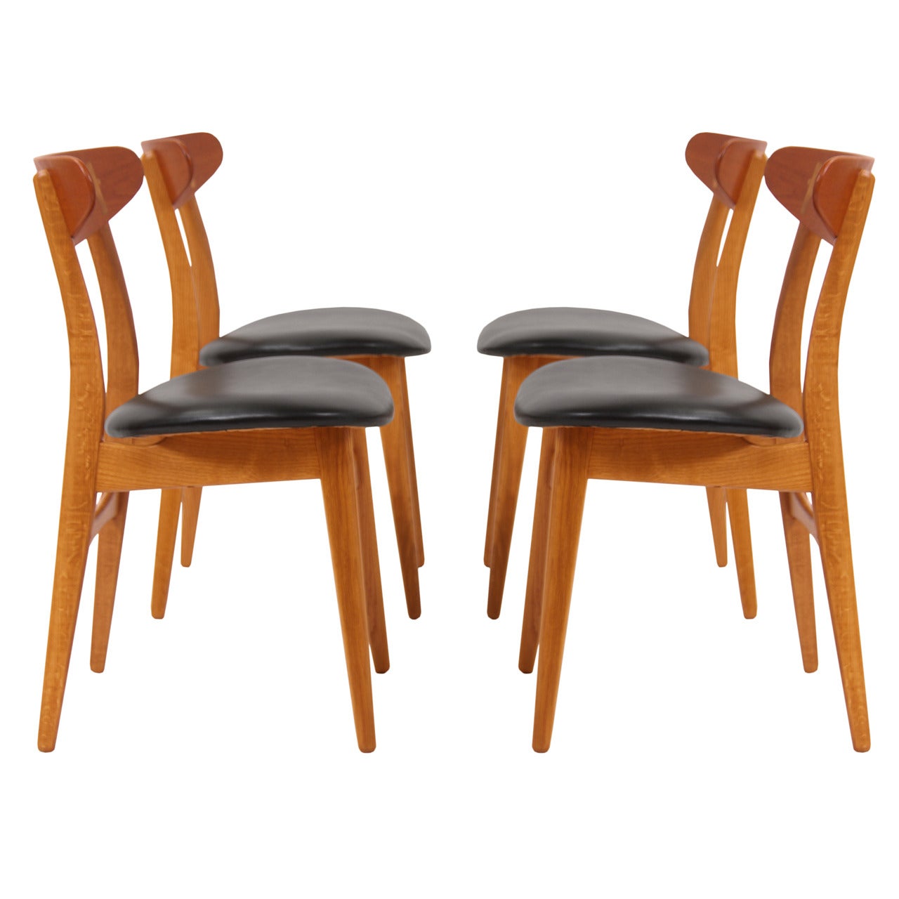 Danish Modern Dining Chairs Model CH-23 by Hans J. Wegner at 1stDibs