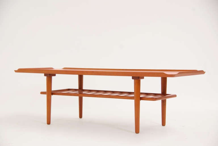 Danish Modern Teak Coffee Table by Georg Jensen at 1stDibs