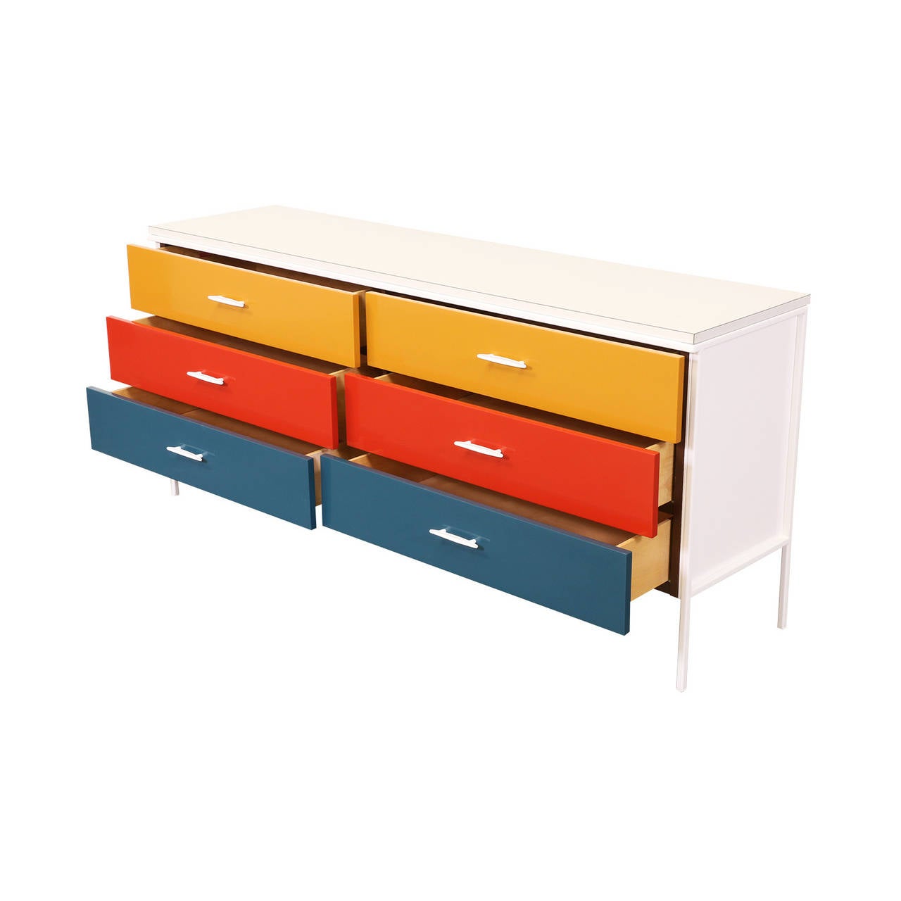 Vista of California Multi Color Lacquer Dresser at 1stDibs