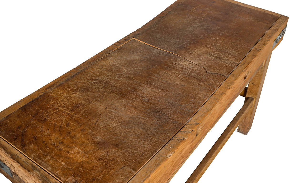 English Butcher Block Table Stand at 1stdibs