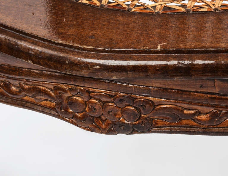 Set of 4 Country French Cane Chairs at 1stDibs