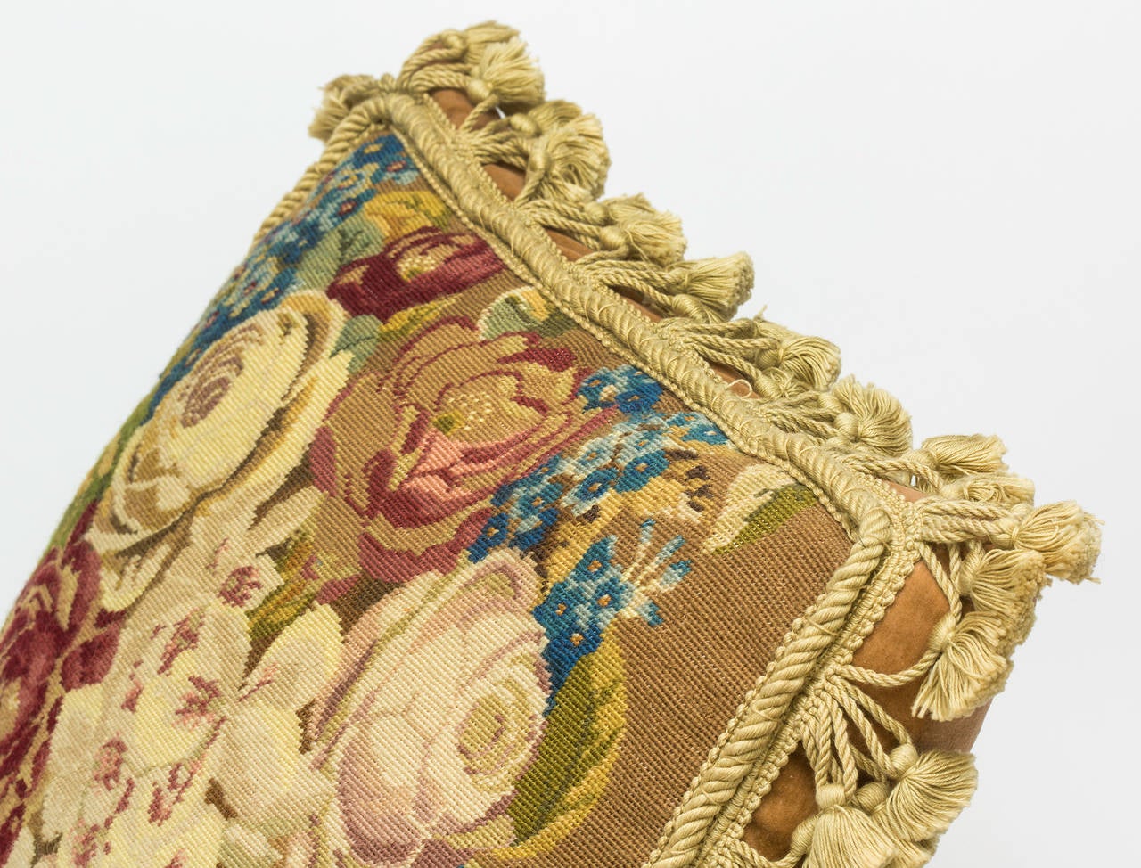 Pair of Needlepoint Pillows at 1stdibs