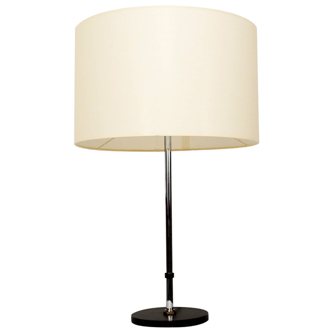 Table Lamp with Adjustable Shade Height at 1stDibs