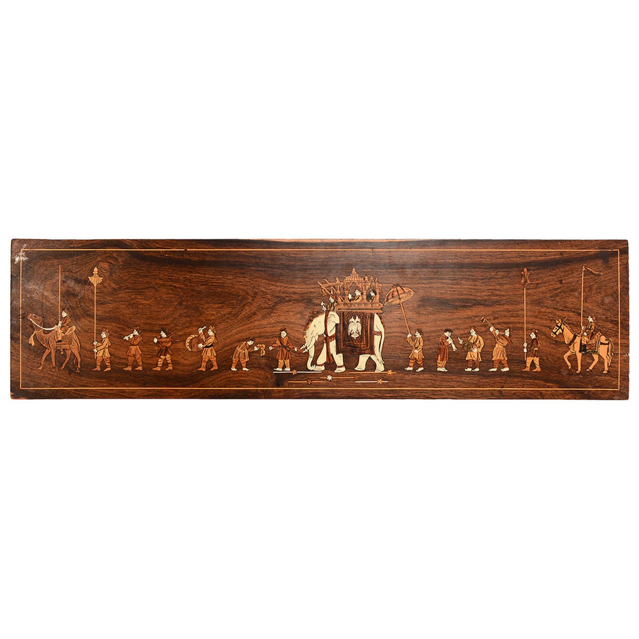 Rosewood Indian Plaque Motif at 1stDibs