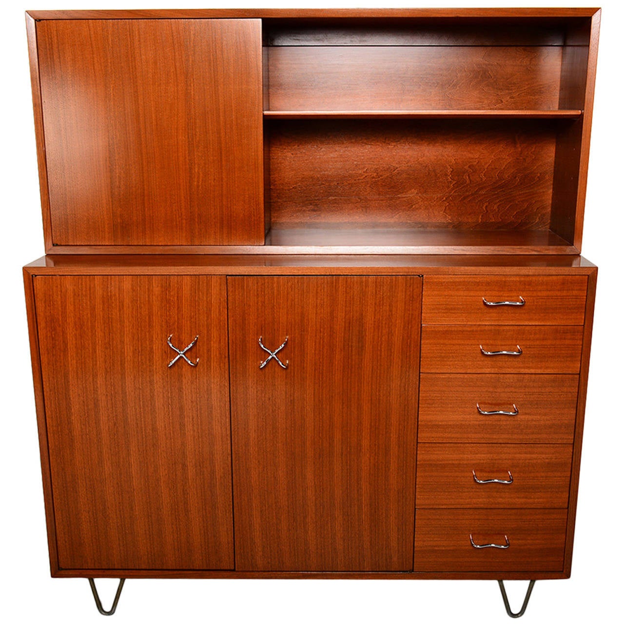 George Nelson for Herman Miller Cabinet with Hutch at 1stDibs