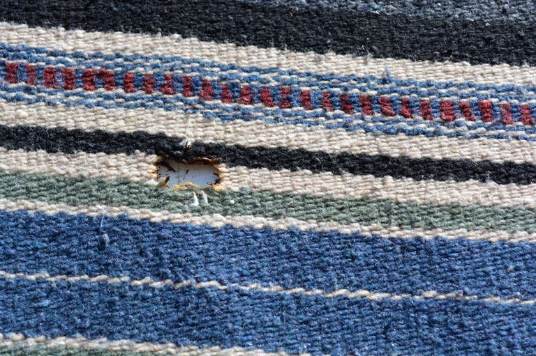 Vintage Indian Blanket, Wall Tapestry Decoration For Sale at 1stDibs