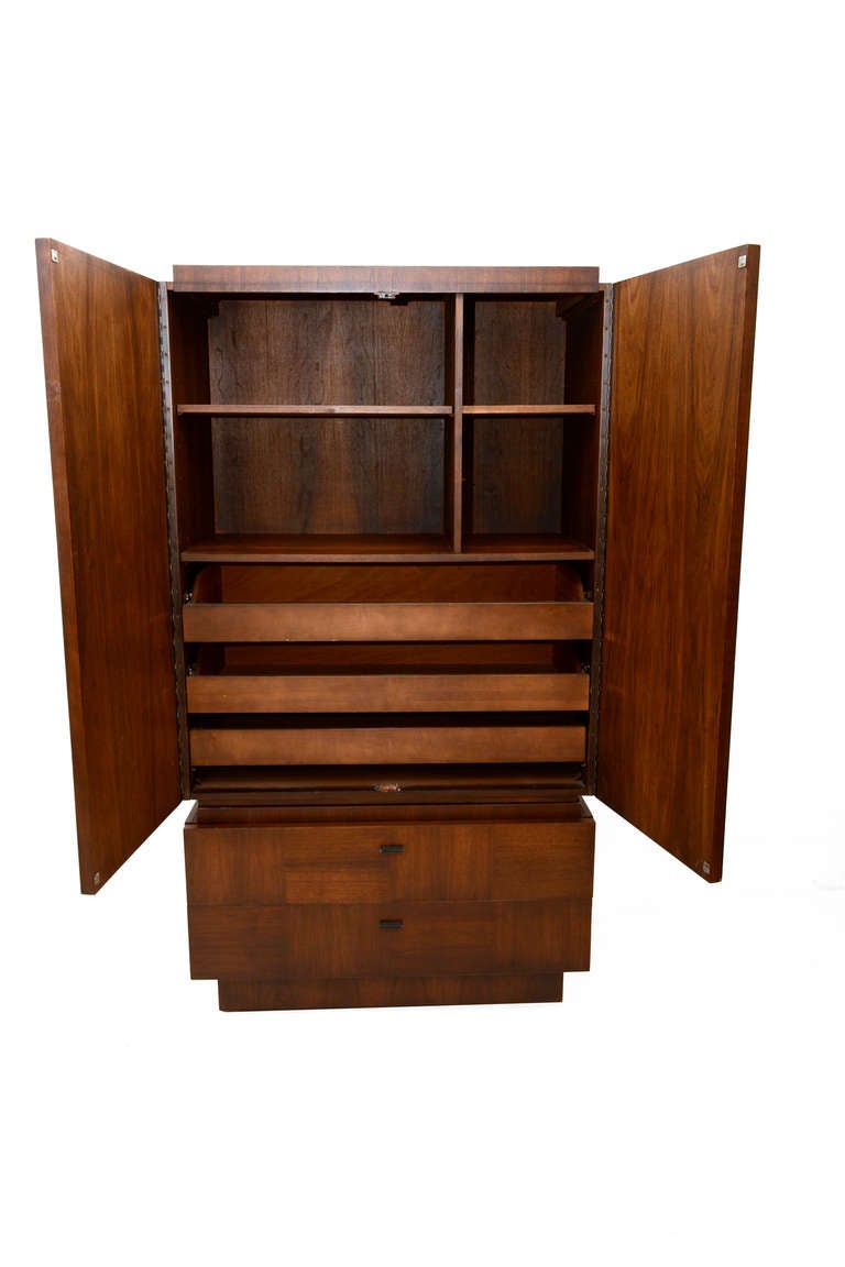 Brutalist Cabinet Highboy at 1stDibs