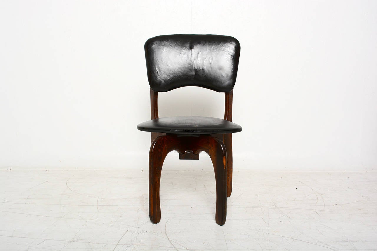 Pair of Don Shoemaker Cocobolo Chairs at 1stDibs | don shoemaker furniture