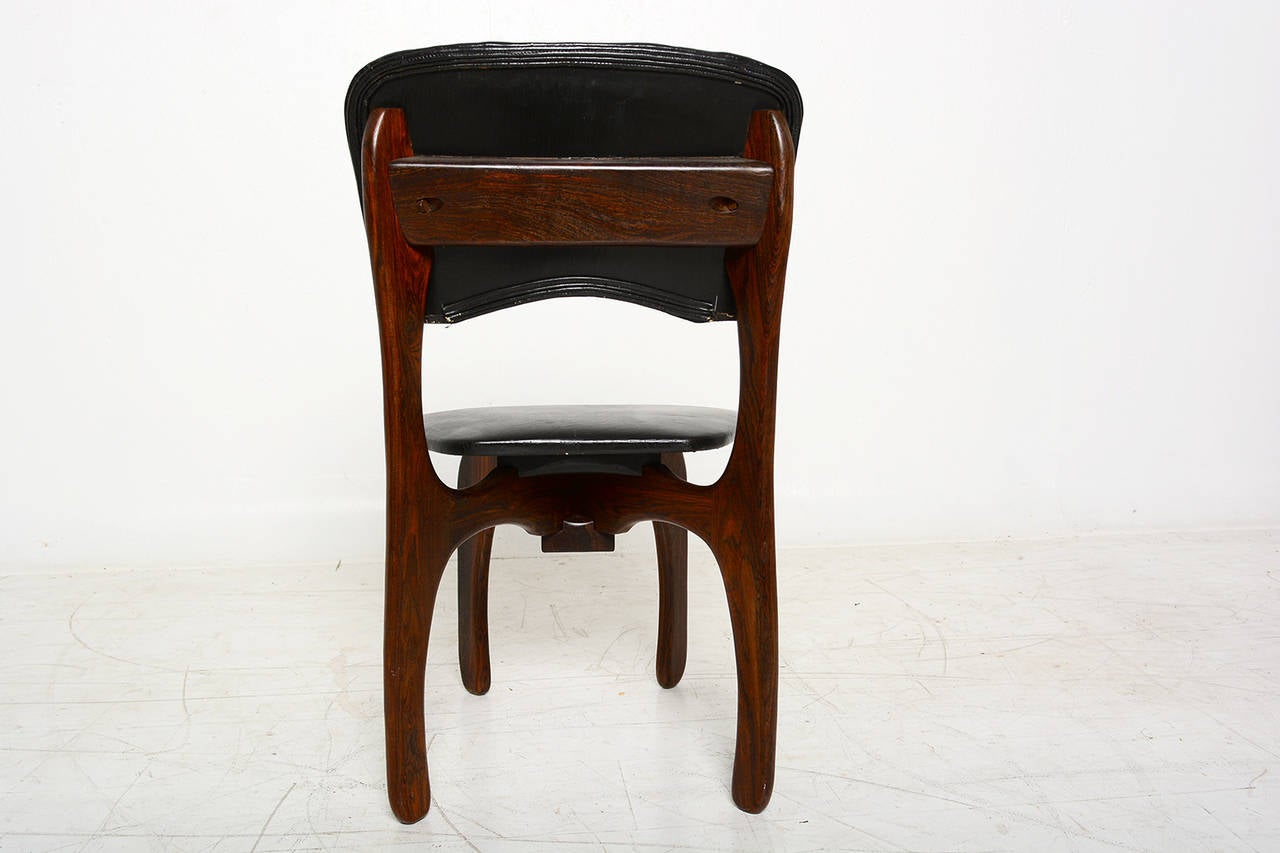 Pair of Don Shoemaker Cocobolo Chairs at 1stDibs | don shoemaker furniture