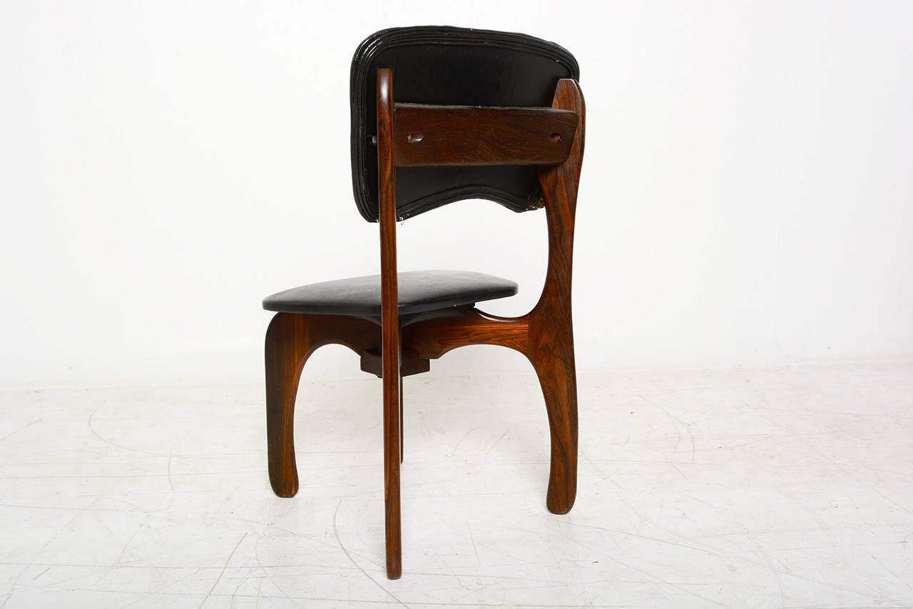 Pair of Don Shoemaker Cocobolo Chairs at 1stDibs | don shoemaker furniture