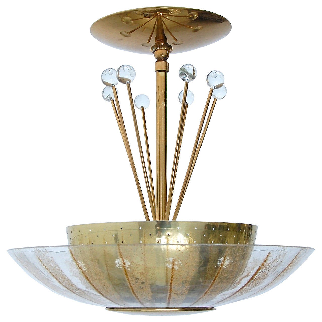 Gerald Thurston for Lightolier Ceiling Fixture II at 1stDibs