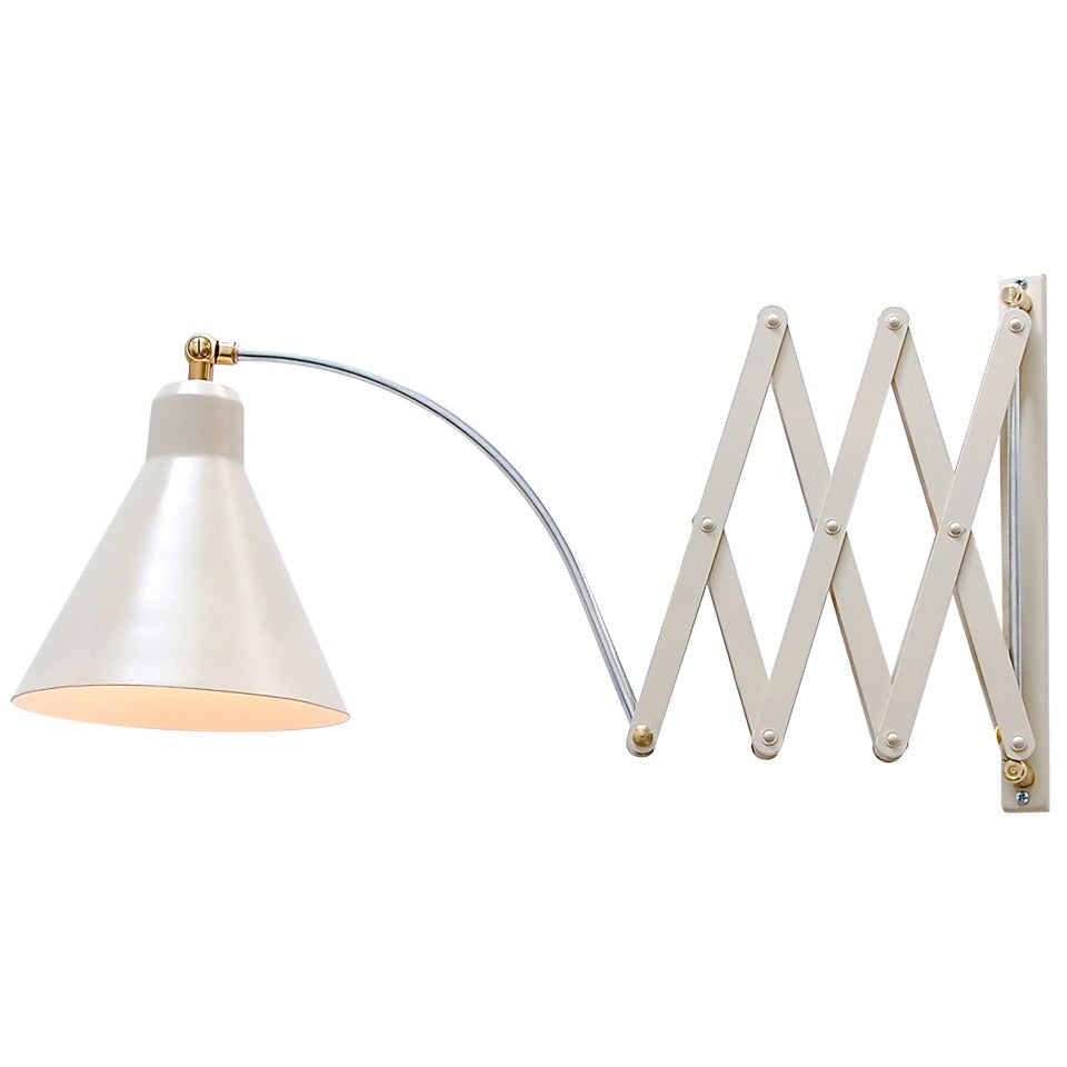 A. Perazzone Scissor Wall Light at 1stDibs
