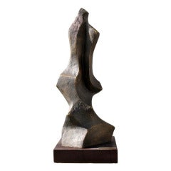 Stunning Abstract Bronze Sculpture at 1stDibs