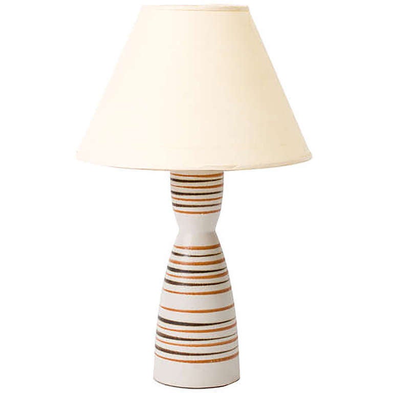 1960's California Pottery Lamp at 1stDibs