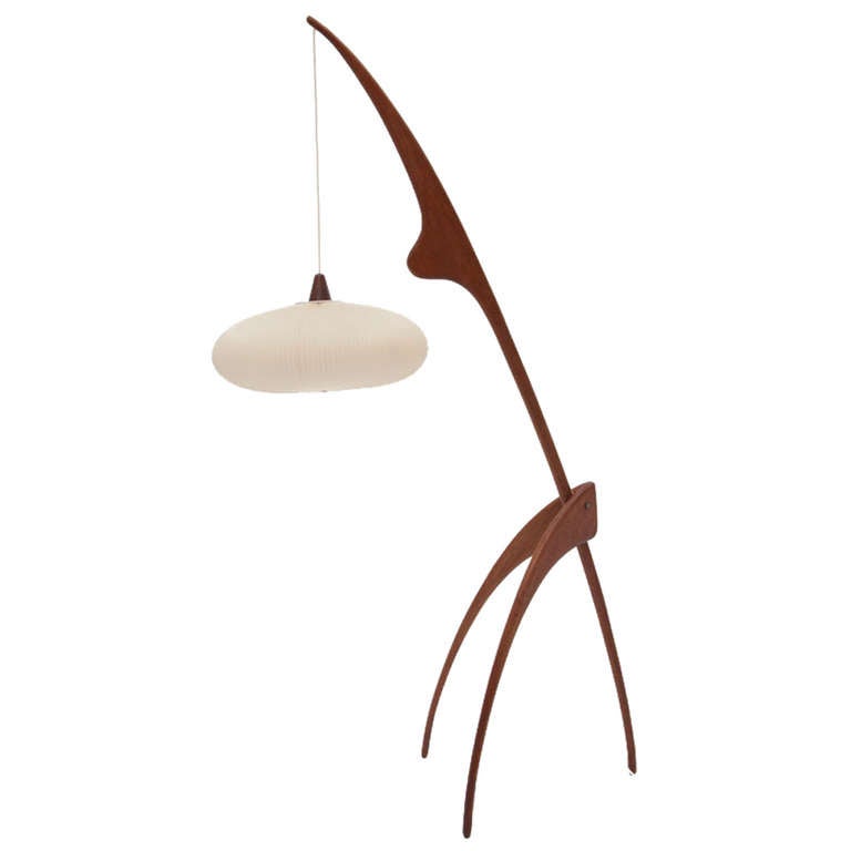 Floor lamp "Mantis".France 1950 at 1stDibs