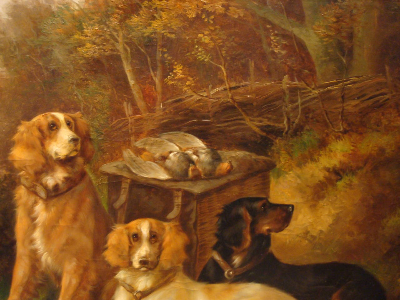 19th Century Pair of Oil Paintings of Gun Dogs by Robert Cleminson at 1stDibs | 19th century dog ...