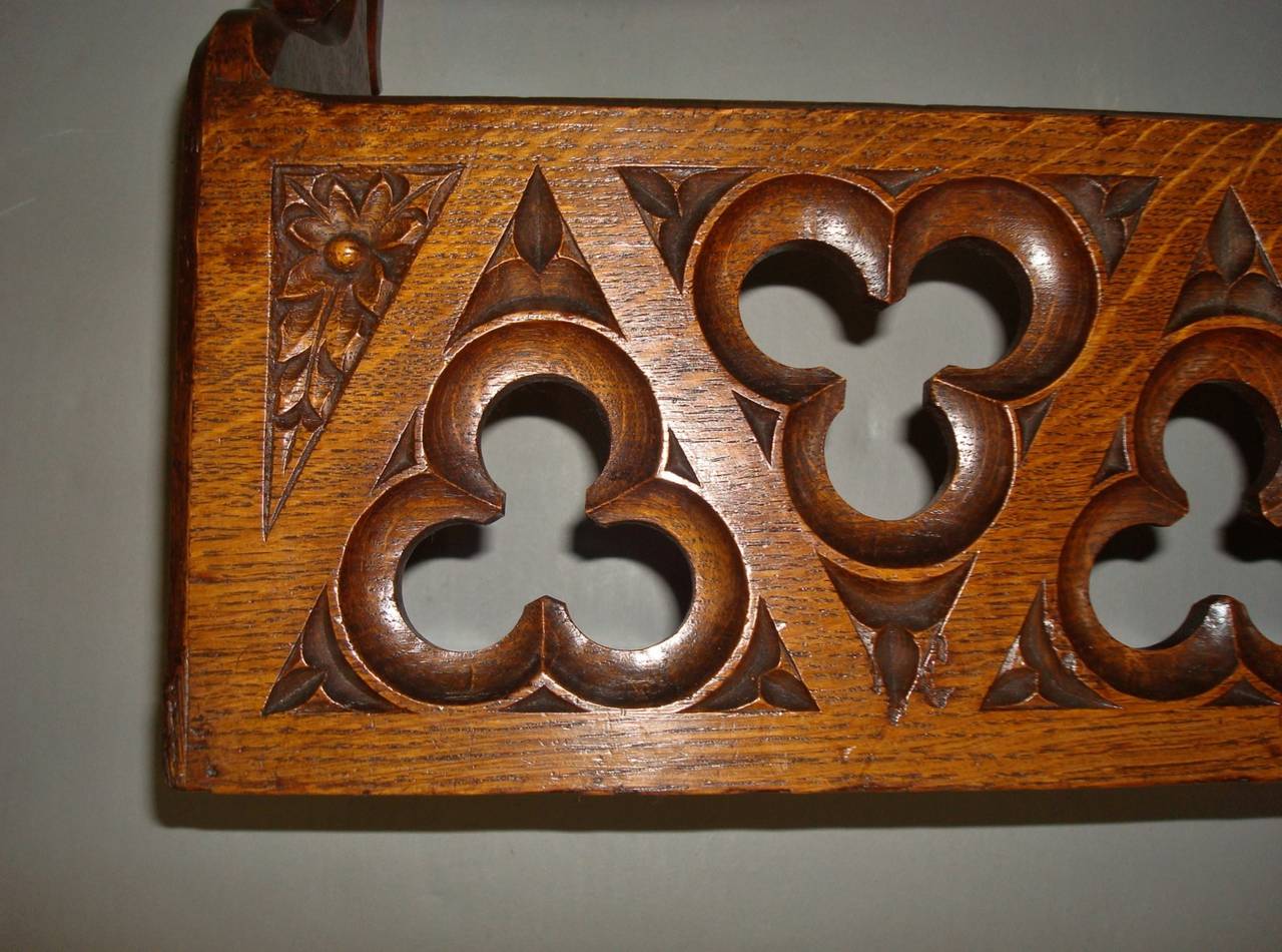 19th Century Gothic Oak Book Stand at 1stDibs