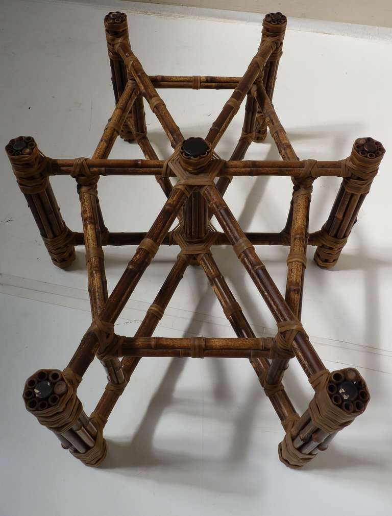 Bamboo Cocktail Table Base by McGuire at 1stDibs