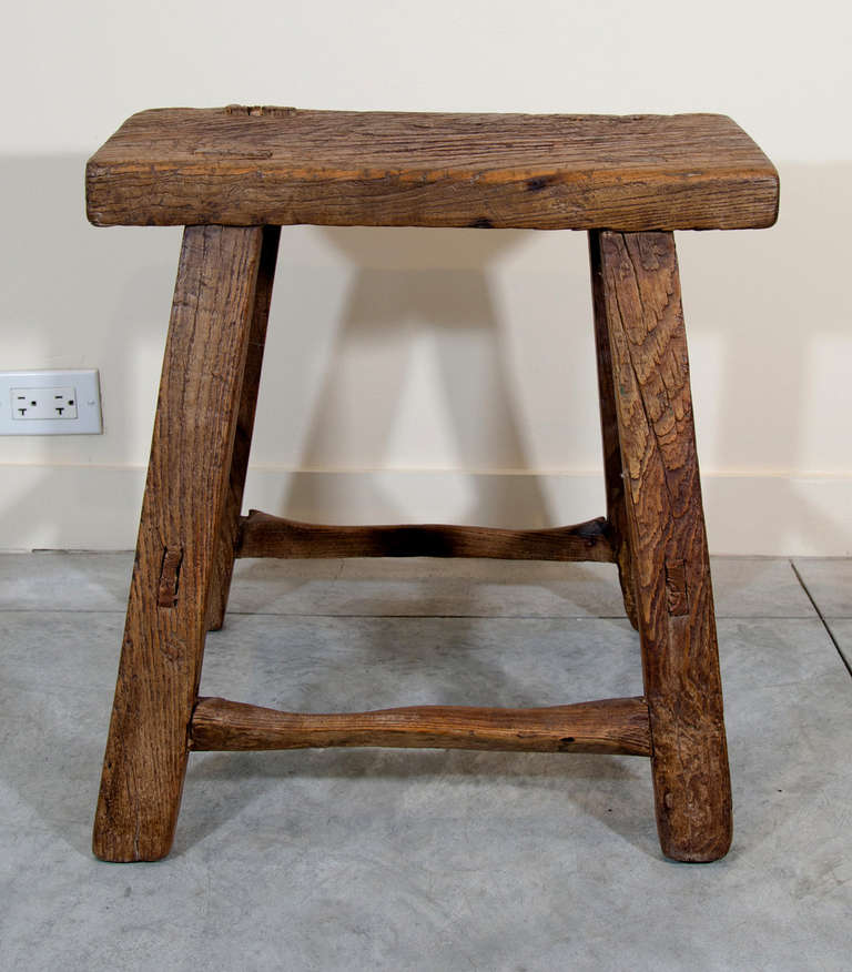 Antique Chinese Provincial Stool at 1stDibs