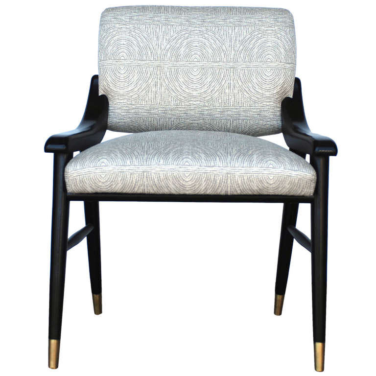 Gio Ponti Style Chair at 1stDibs