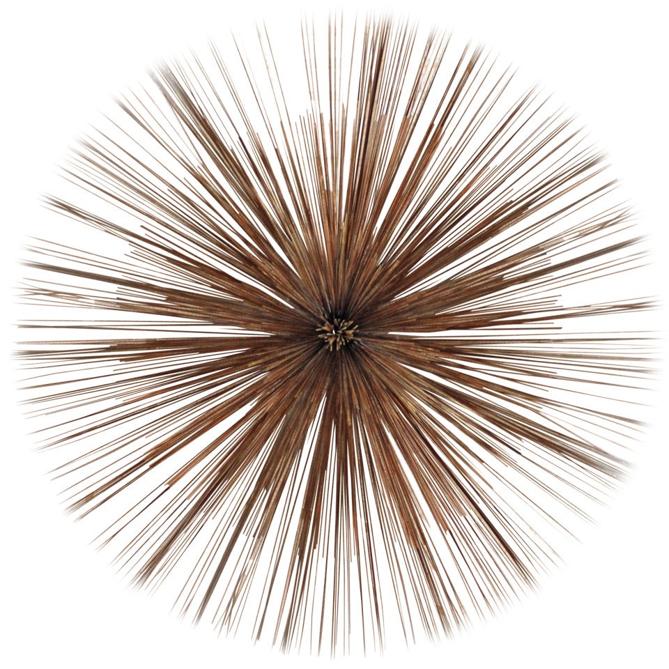 Monumental Sunburst Jere Wall Sculpture at 1stDibs