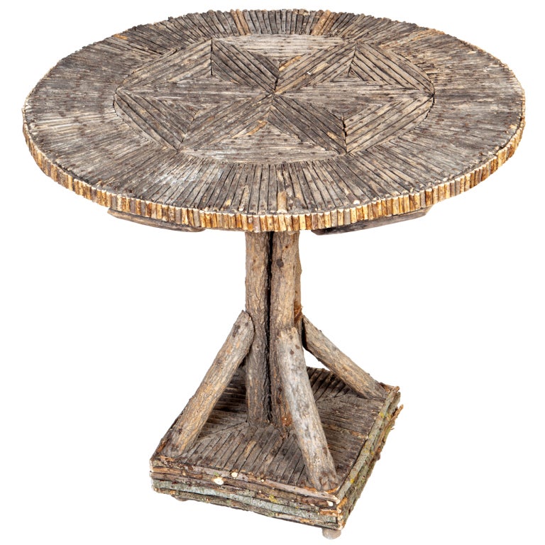 Rustic 'Twig Table' For Sale at 1stDibs